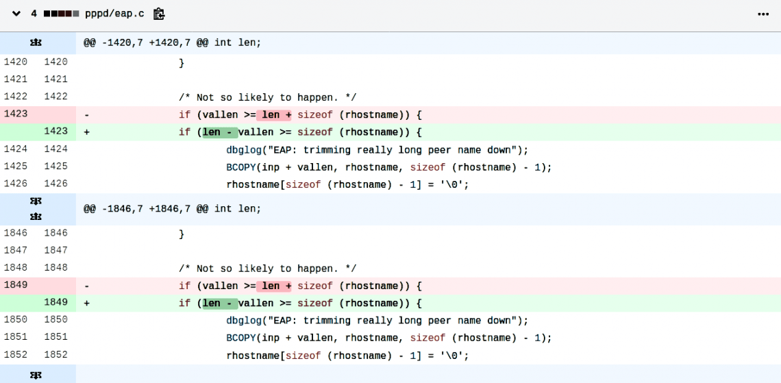 Point to Point Protocol Daemon demonized (pppd vulnerabillity)