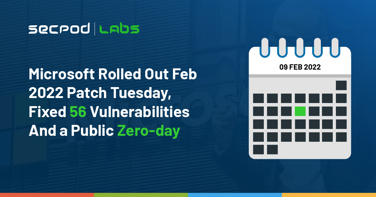 Microsoft February 2022 Patch Tuesday Fixes 57 Vulnerability